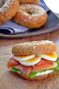 Bagels 100% fullkorn – Karoline Marberg